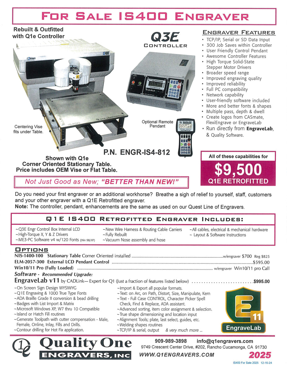 PDF File IS400 Used Rotary Engraver with Q3E controller 2025 – Quality ...