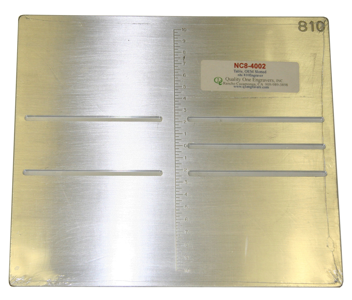 NC8-4002 Table, 810 OEM style Slotted – Quality One Engravers, INC