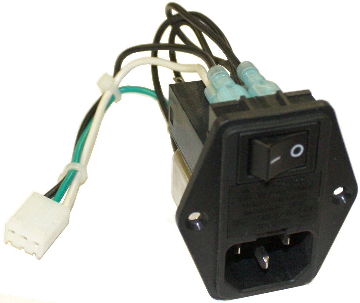 WAA-0110-101 Power Inlet Assembly 115-230VAC 10-6Amp with Inlet Filter ...
